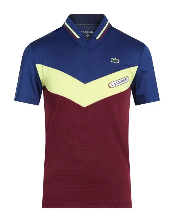 Lacoste T-shirt Size Recycled Polyester, Elastane - Navy