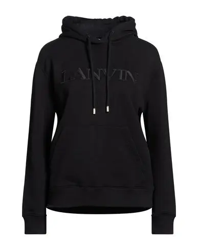 LANVIN Sweatshirt In Cotton, Polyester, And Elastane - Black