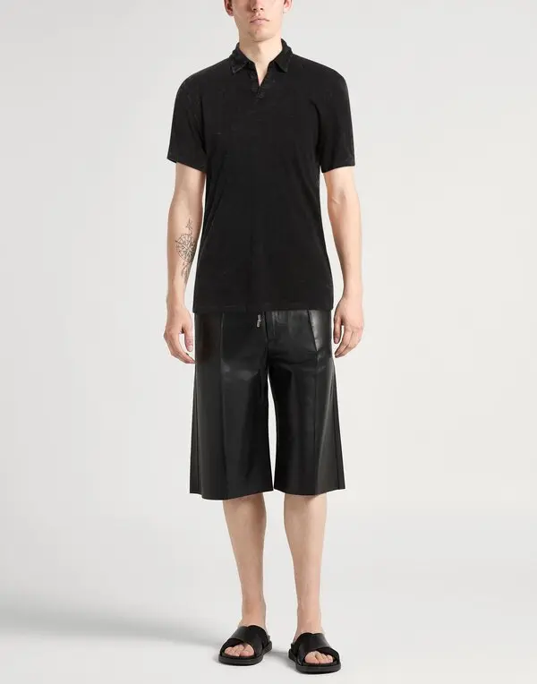 John Varvatos Polo Shirt Size Cotton - Black