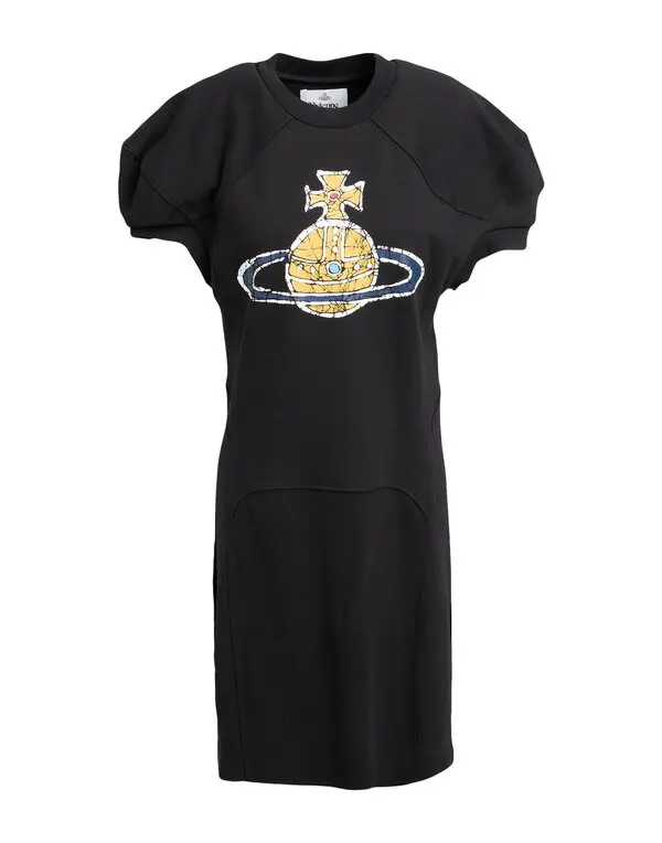 Buy VIVIENNE WESTWOOD Mini T-shirt Dress - Black At 31% Off