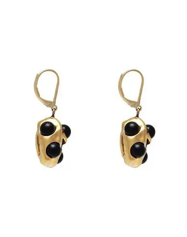 Colville Dangle Metal Earrings - Gold