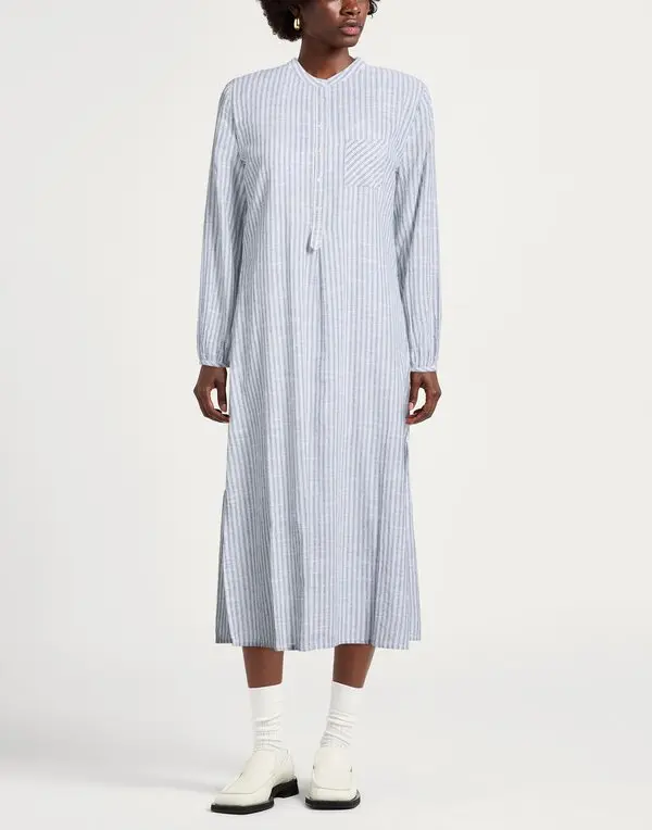 Antik Batik Cotton Midi Shirt Dress
