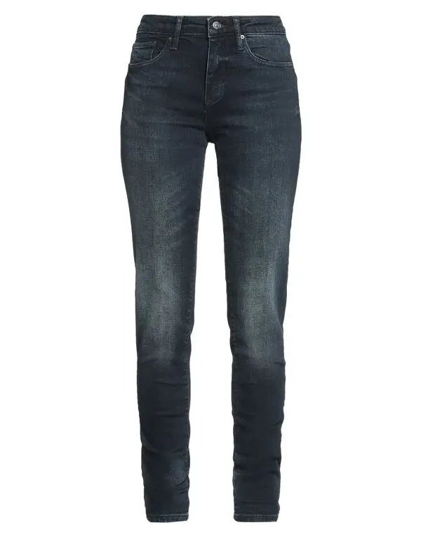 Armani Exchange Skinny Jeans With Logo - Blue