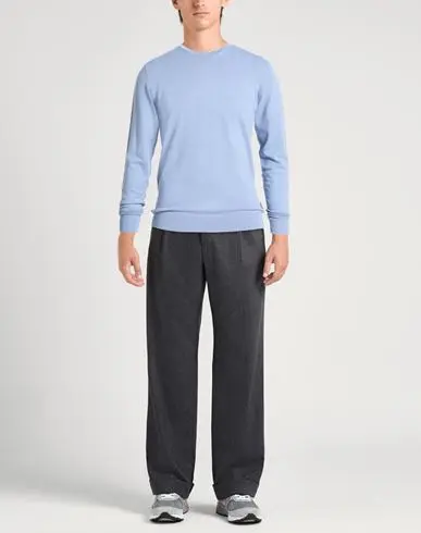 BERNA Light Viscose And Polyamide Sweater - Blue