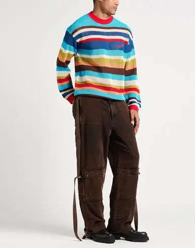 Dsquared2 Striped Cotton Crewneck Sweater