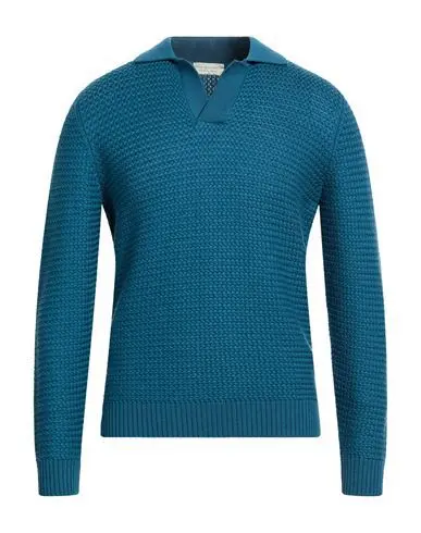 FILIPPO DE LAURENTIIS Merino Wool Camp Collar Sweater