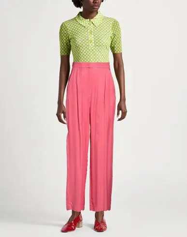 Armani Exchange Wide Leg Viscose Pants