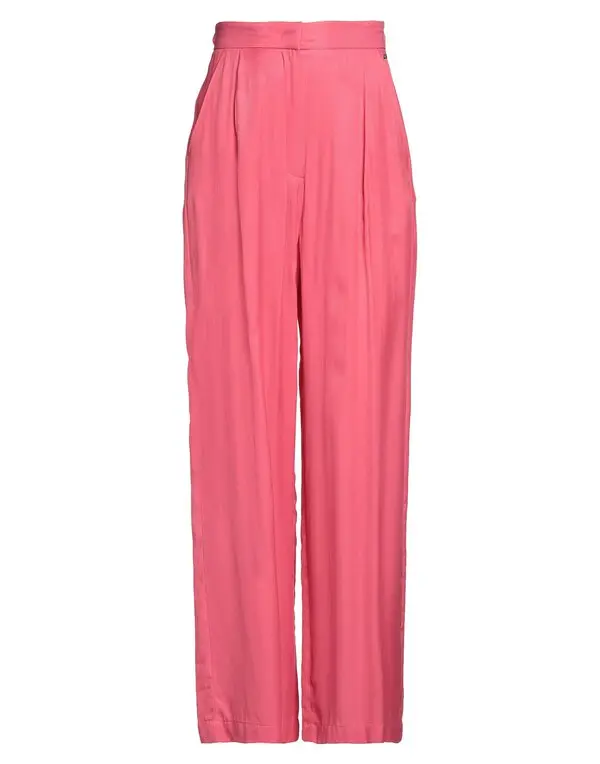 Armani Exchange Wide Leg Viscose Pants