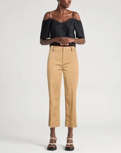 DONDUP Straight-leg High-waisted Pants - Beige