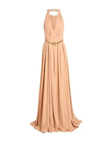 Elisabetta Franchi Red Carpet Maxi Dress - Apricot