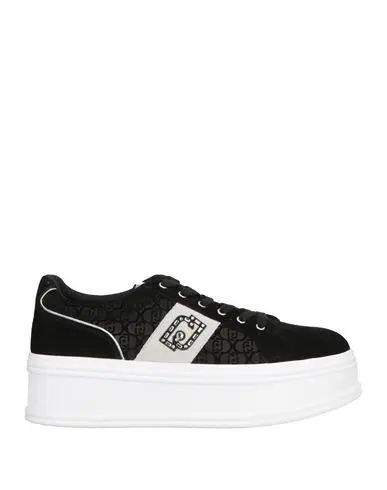 LIU •JO Textile Fiber Sneakers - Black