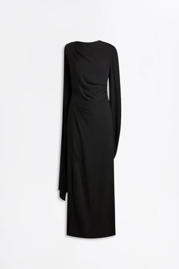Scanlan Theodore Drape Cape Gown