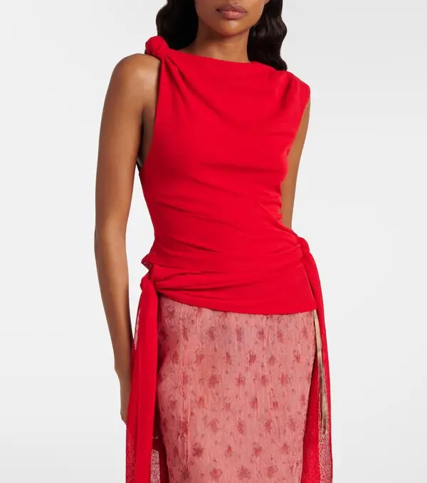 GANNI Asymmetric Top