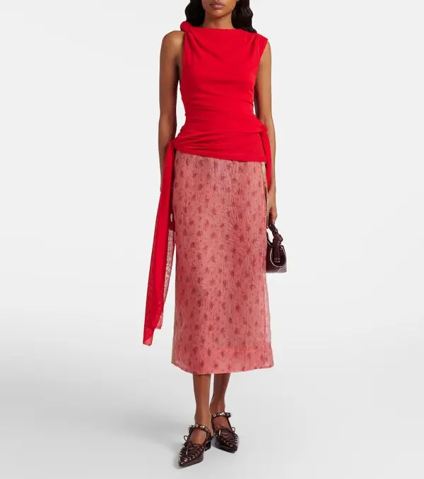 GANNI Asymmetric Top