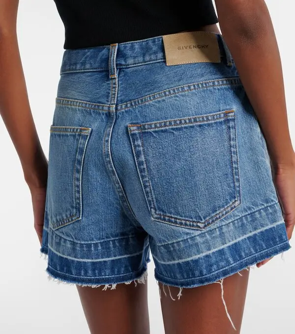 Givenchy Mid-rise Denim Shorts