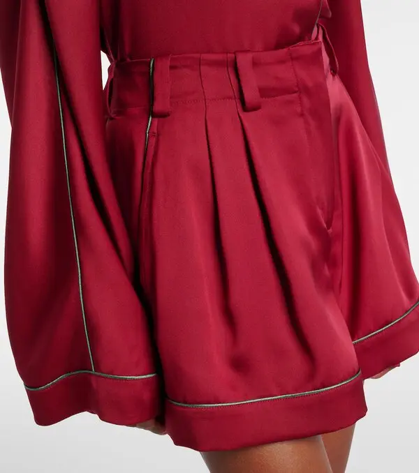 Givenchy Silk Satin Shorts