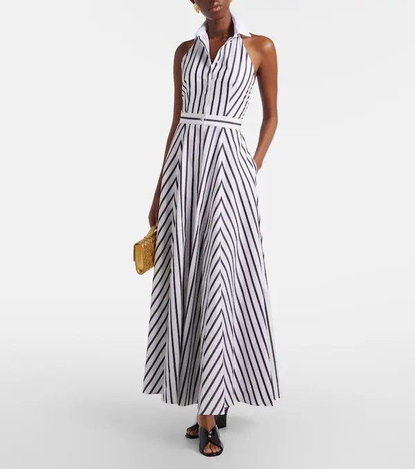 Ralph Lauren Eldred Striped Shirt Dress