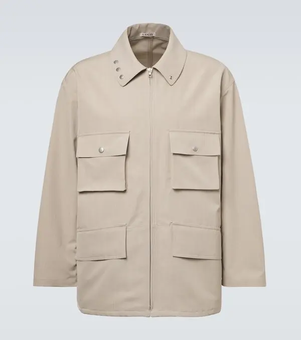 Auralee Wool Blouson Jacket