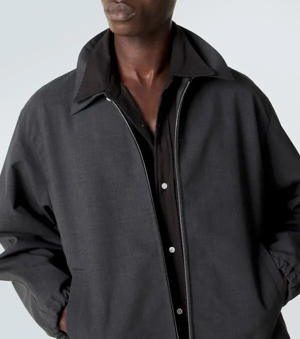 Auralee Wool Blouson Jacket