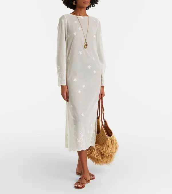 Posse Cove Embroidered Kaftan