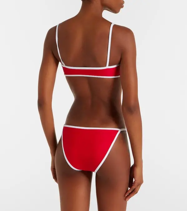 Jade Swim Bare Minimum Bikini Bottom - Red