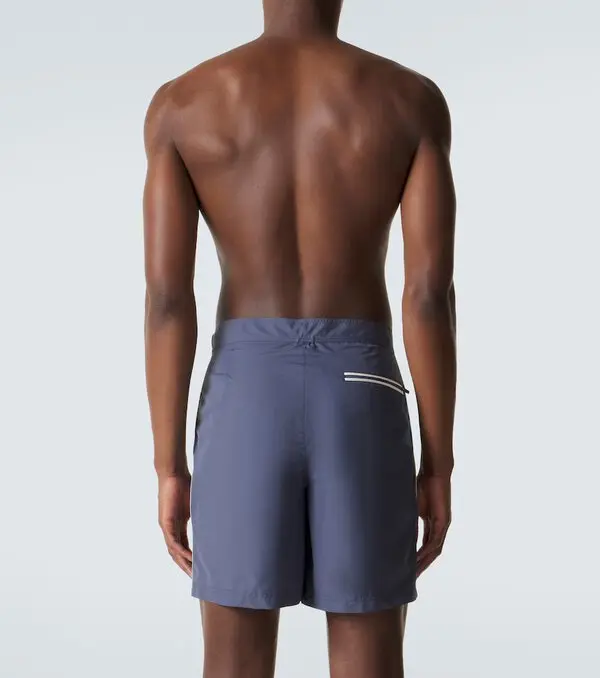 Brunello Cucinelli Logo Swim Trunks