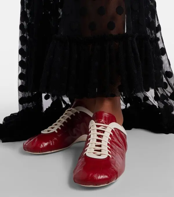 Dries Van Noten Leather Sneakers