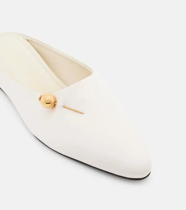 HERBERT LEVINE Sleep On It Mules - White