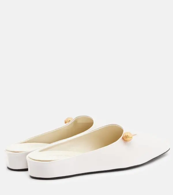 HERBERT LEVINE Sleep On It Mules - White