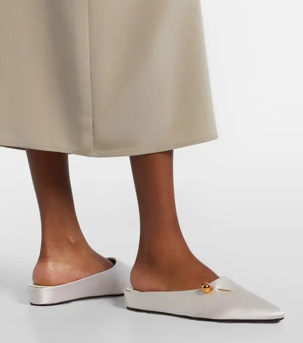HERBERT LEVINE Sleep On It Mules - White