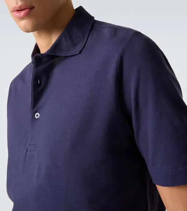 Frescobol Carioca Luca Cotton Pique Polo Shirt