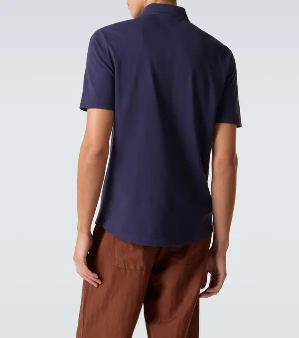 Frescobol Carioca Luca Cotton Pique Polo Shirt