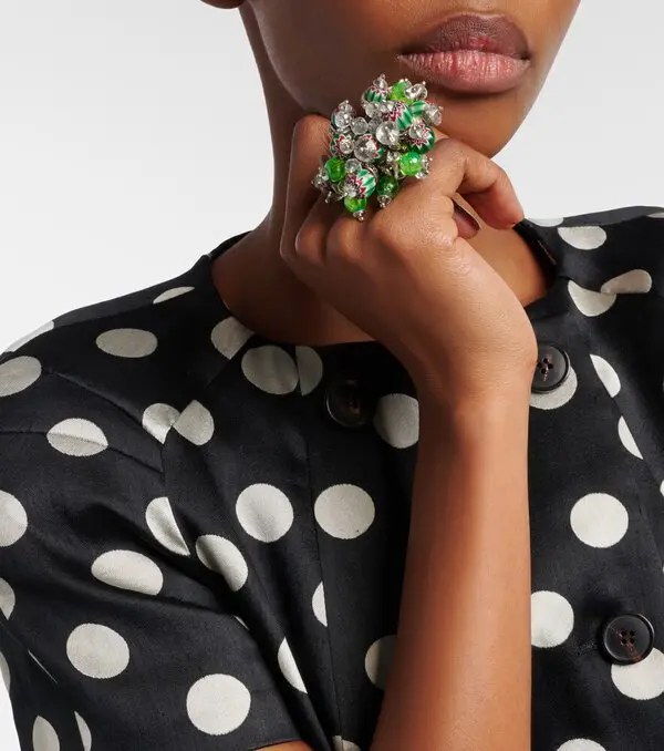 Dries Van Noten Crystal-embellished Ring