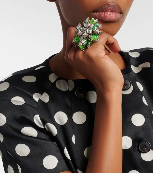 Dries Van Noten Crystal-embellished Ring