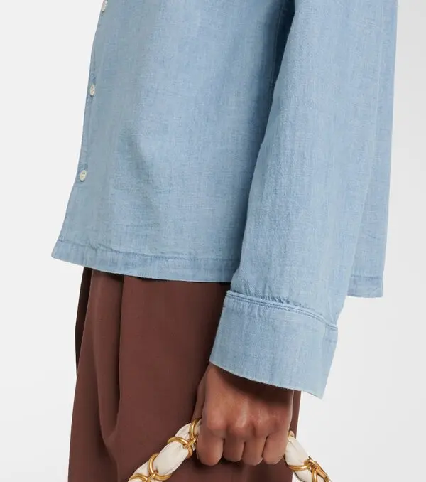 Saint Laurent Cassandre Denim Shirt