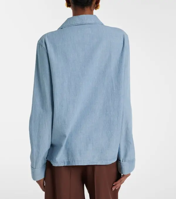 Saint Laurent Cassandre Denim Shirt