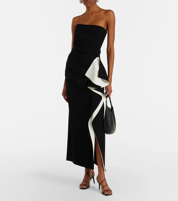 Proenza Schouler Damae Crêpe Top - Black