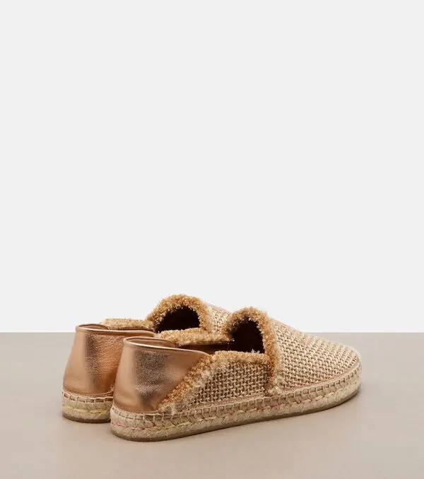 JIMMY CHOO Avi Woven Espadrilles