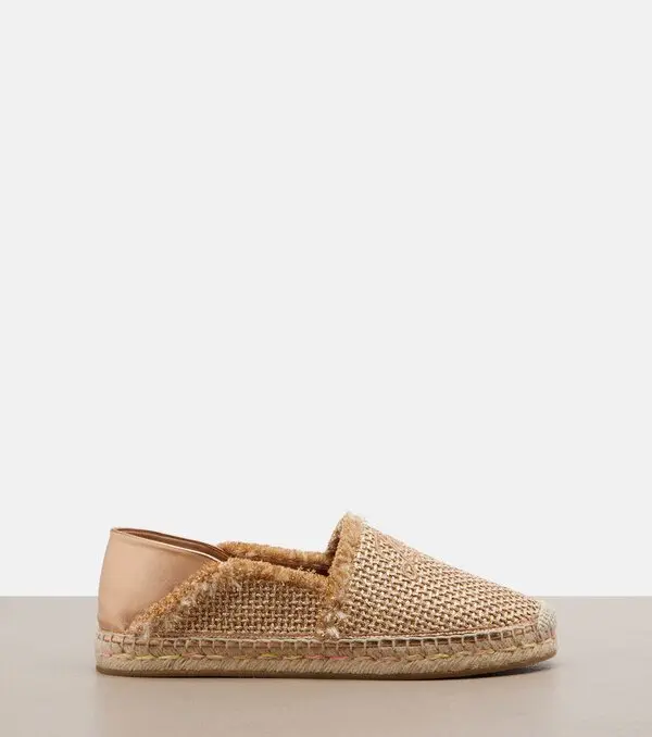 JIMMY CHOO Avi Woven Espadrilles