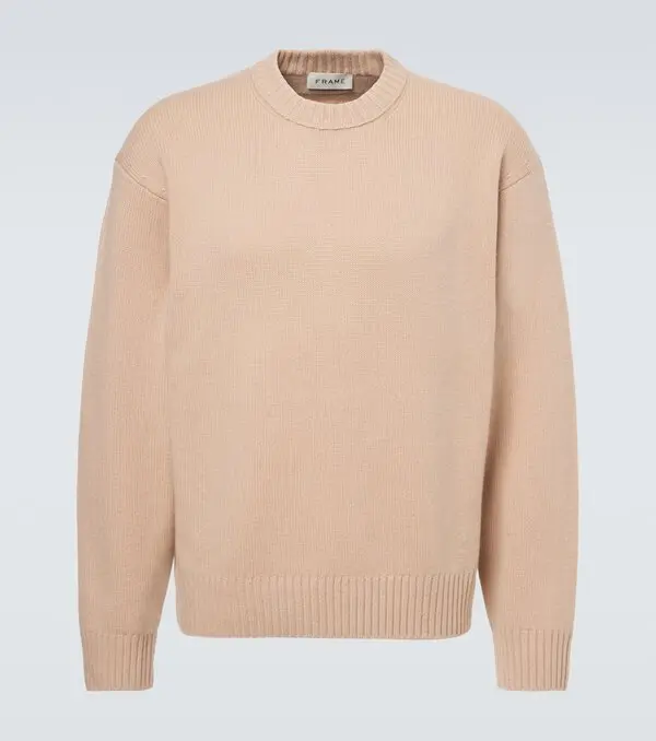 FRAME Cashmere Crewneck Sweater - Pink