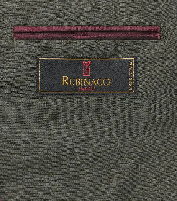 Rubinacci Single-breasted Linen Blazer