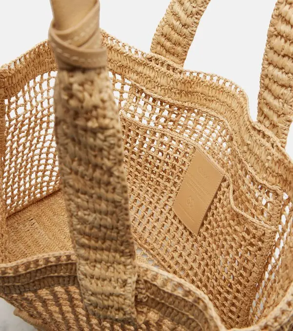 Chloé East-west Raffia Tote Bag