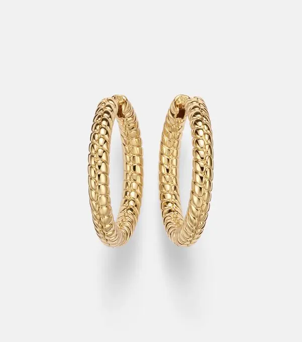 JENNIFER FISHER Madison Avenue -plated Hoop Earrings - Gold
