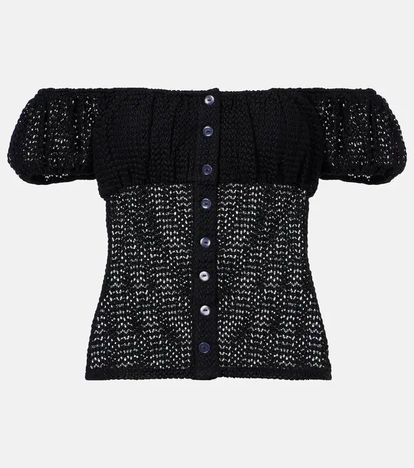MONTCE Millie Crochet Top - Black