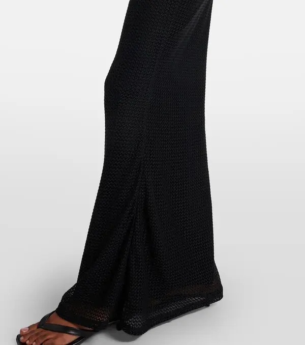 MONTCE Natalia Crochet Maxi Skirt - Black