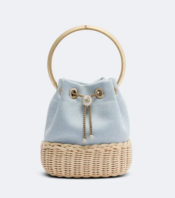 JIMMY CHOO Bon Bon Bucket Bag - Blue
