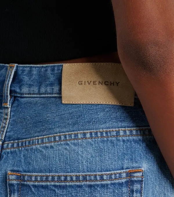 Givenchy Mid-rise Denim Shorts