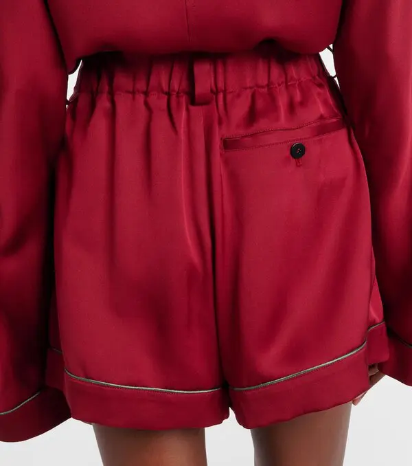 Givenchy Silk Satin Shorts