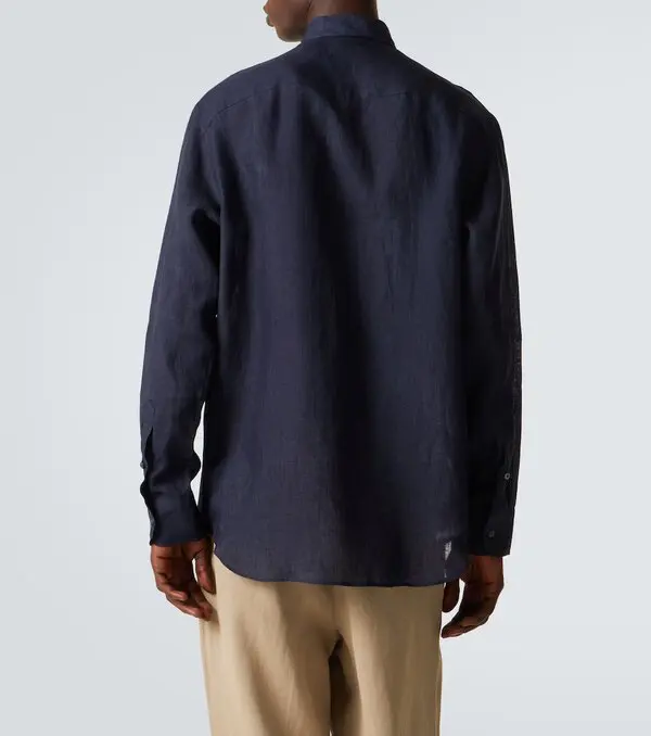 Brioni Linen Shirt - Blue