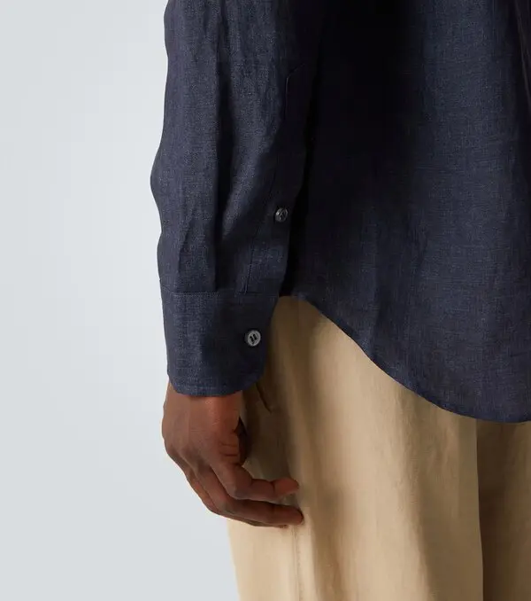Brioni Linen Shirt - Blue